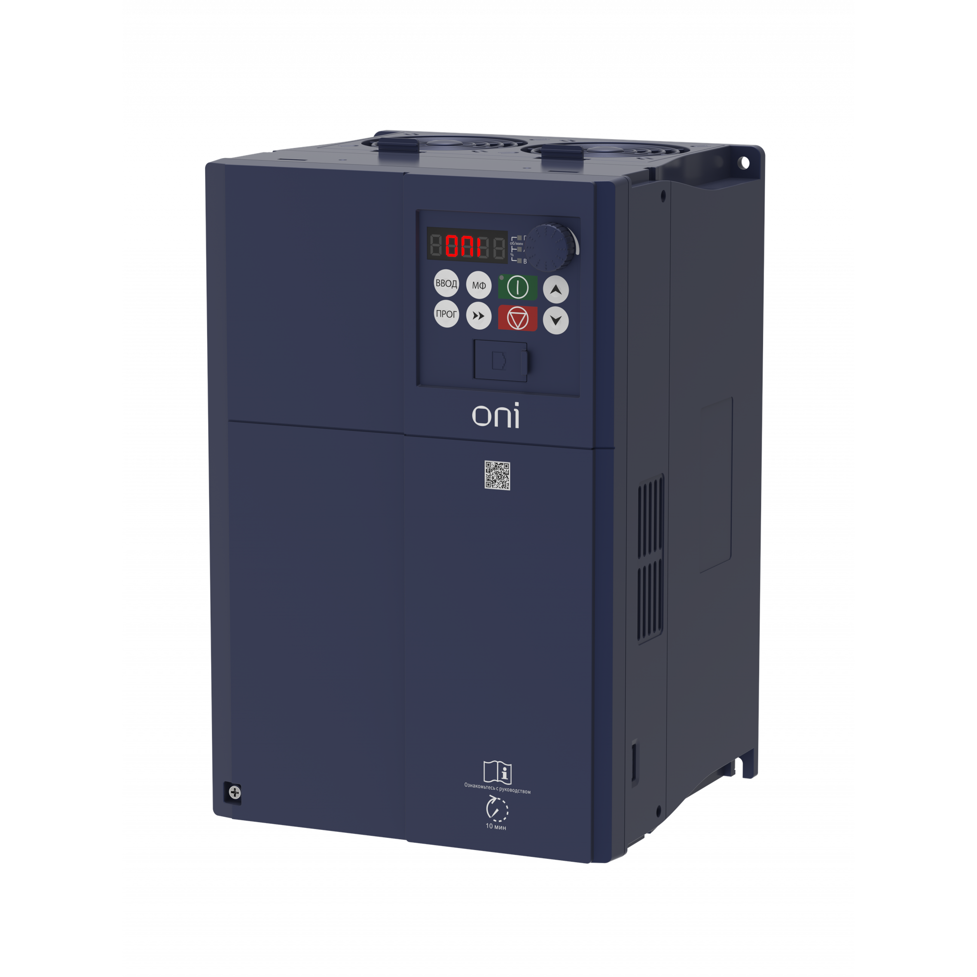 Преобразователь частоты FC-431 380В 3Ф 18,5-22кВт 38-45А встр. торм ONI, IEK FC-431-33-18G22PT (1 шт.)