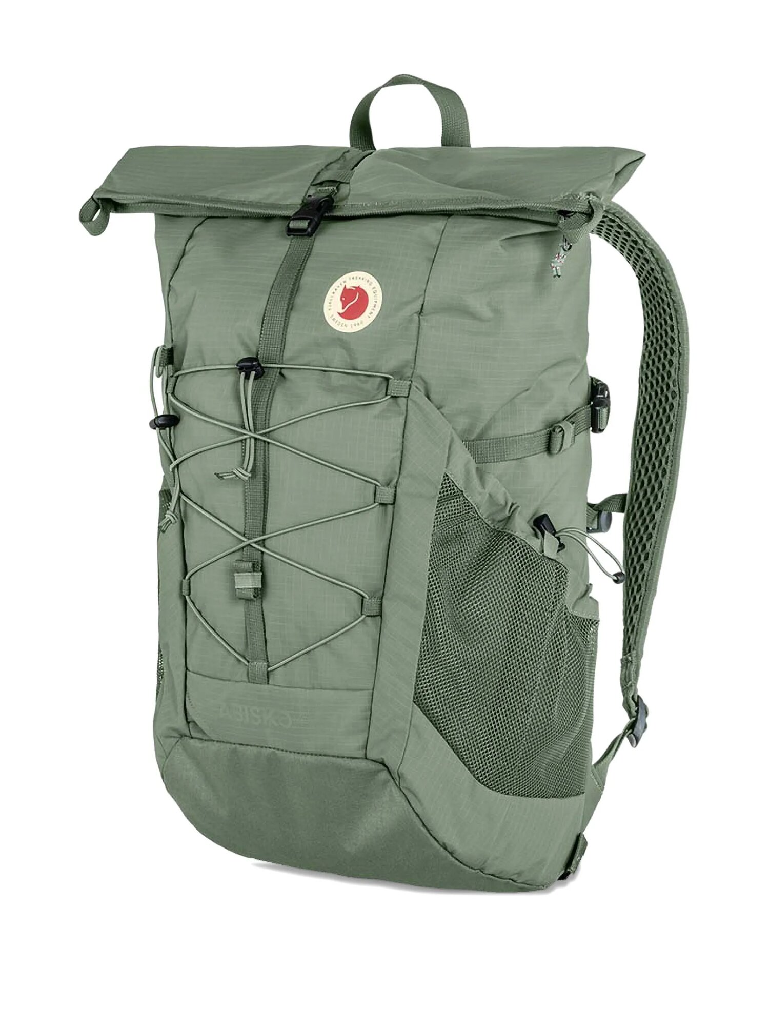 Сумка Fjallraven Roll-top drawstring backpack, green — фото 1