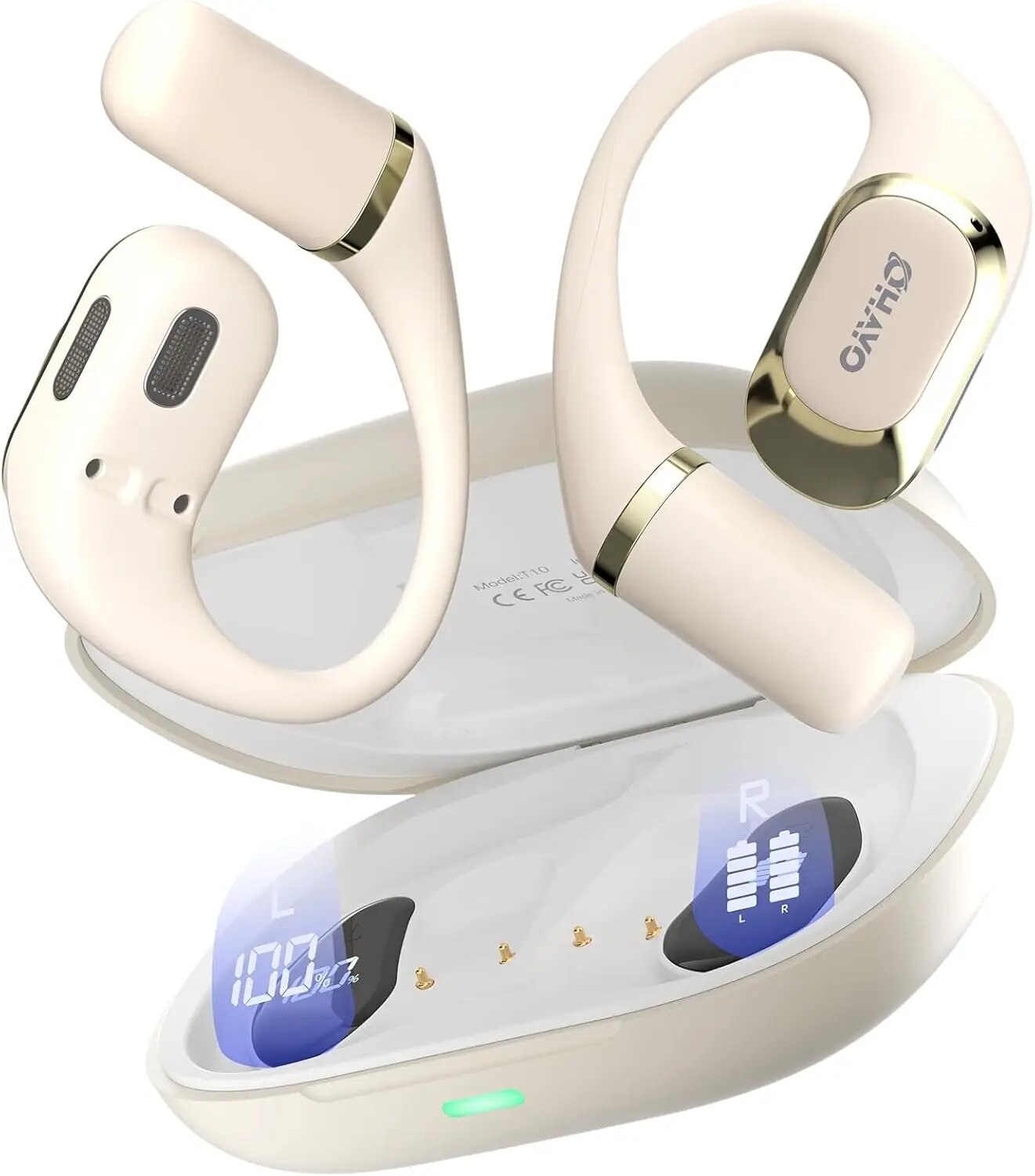 Беспроводные спортивные наушники Ohayo Open-Ear WHITE