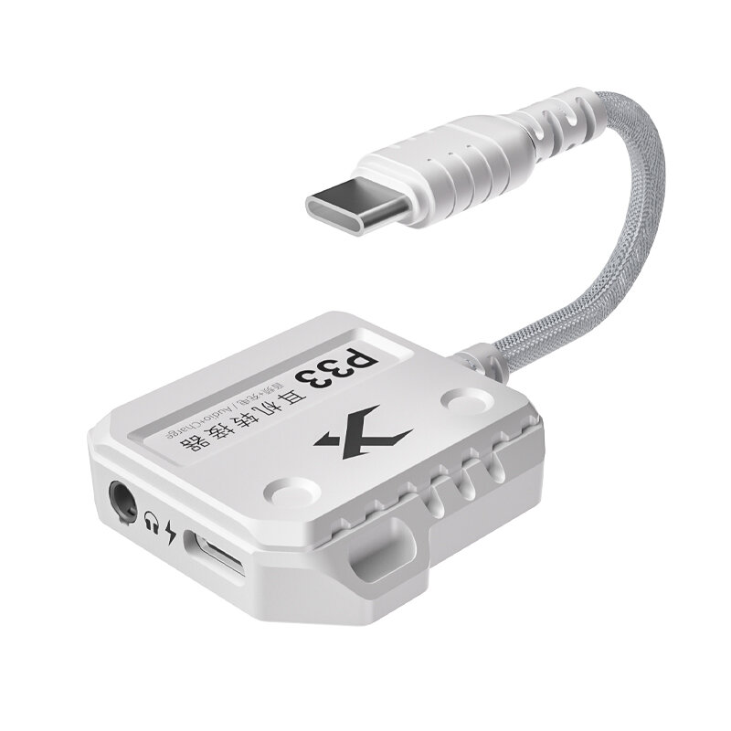 Аксессуары для наушников XIBERIA p33 android adapter cable, 3.5mm earphone to type-c