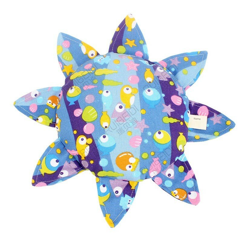 Детский тканевый мягкий диск-фрисби, холщовый летающий диск ручной работы для детского сада, интерактивная уличная