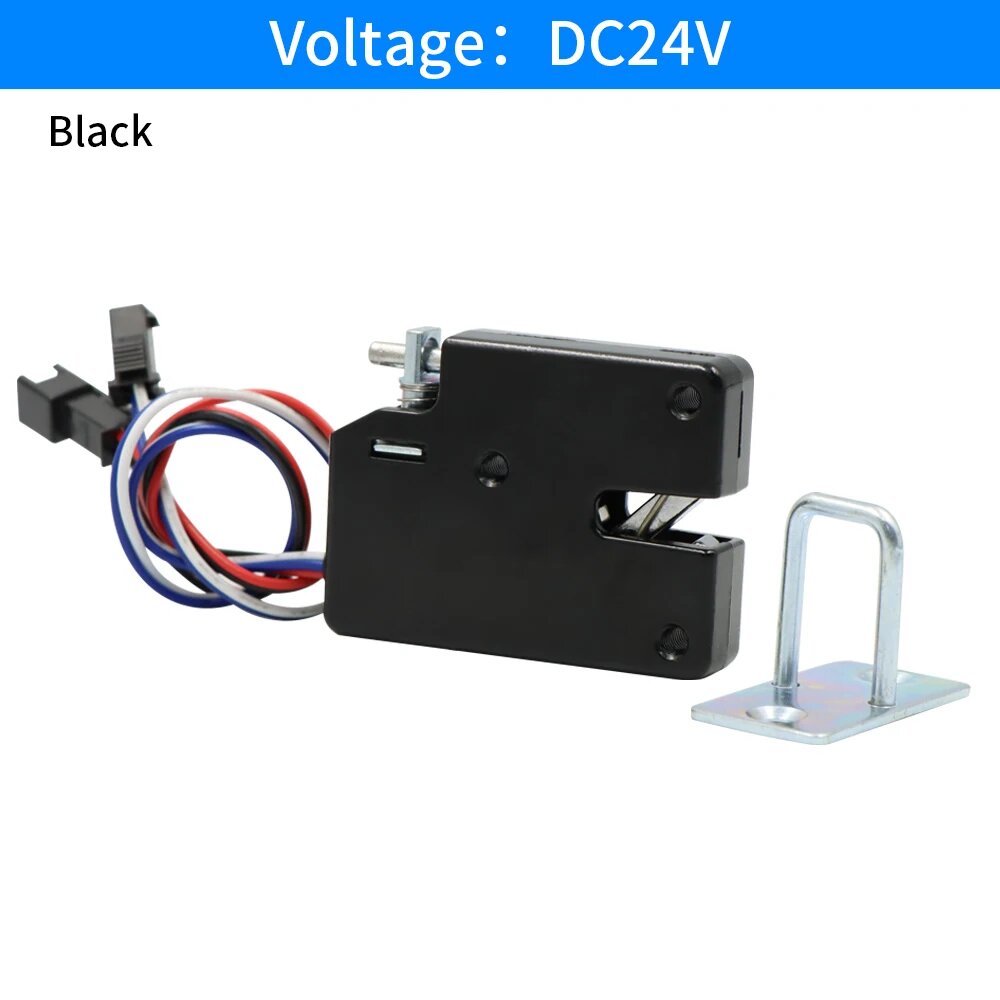 Электромагнитный замок Black DC24V 1.2A