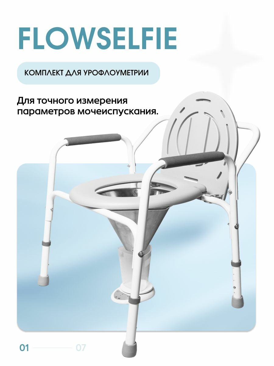 Комплект для урофлоуметрии "Флоуселфи" (урофлометр "Флоуселфи" в комплекте)