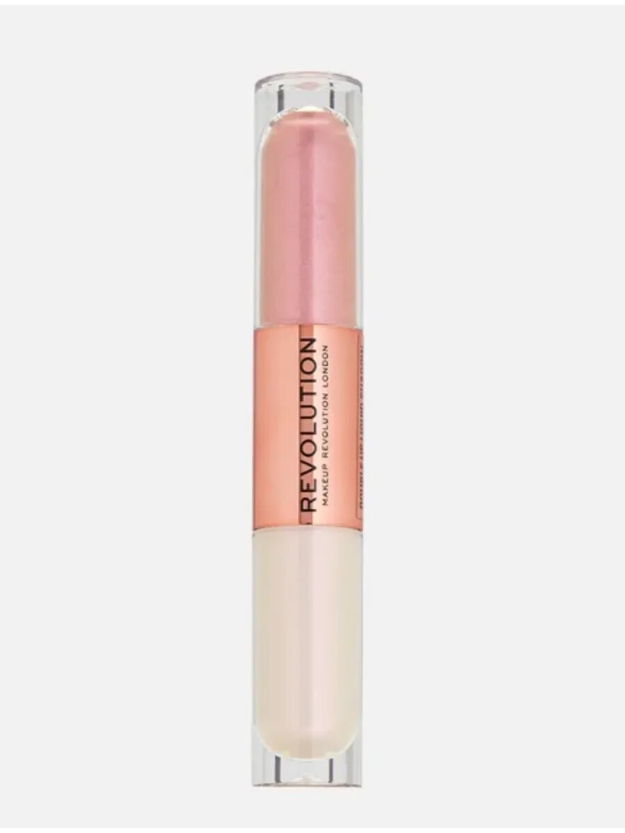 Тени для глаз жидкие MAKEUP REVOLUTION double up liquid Light Pink