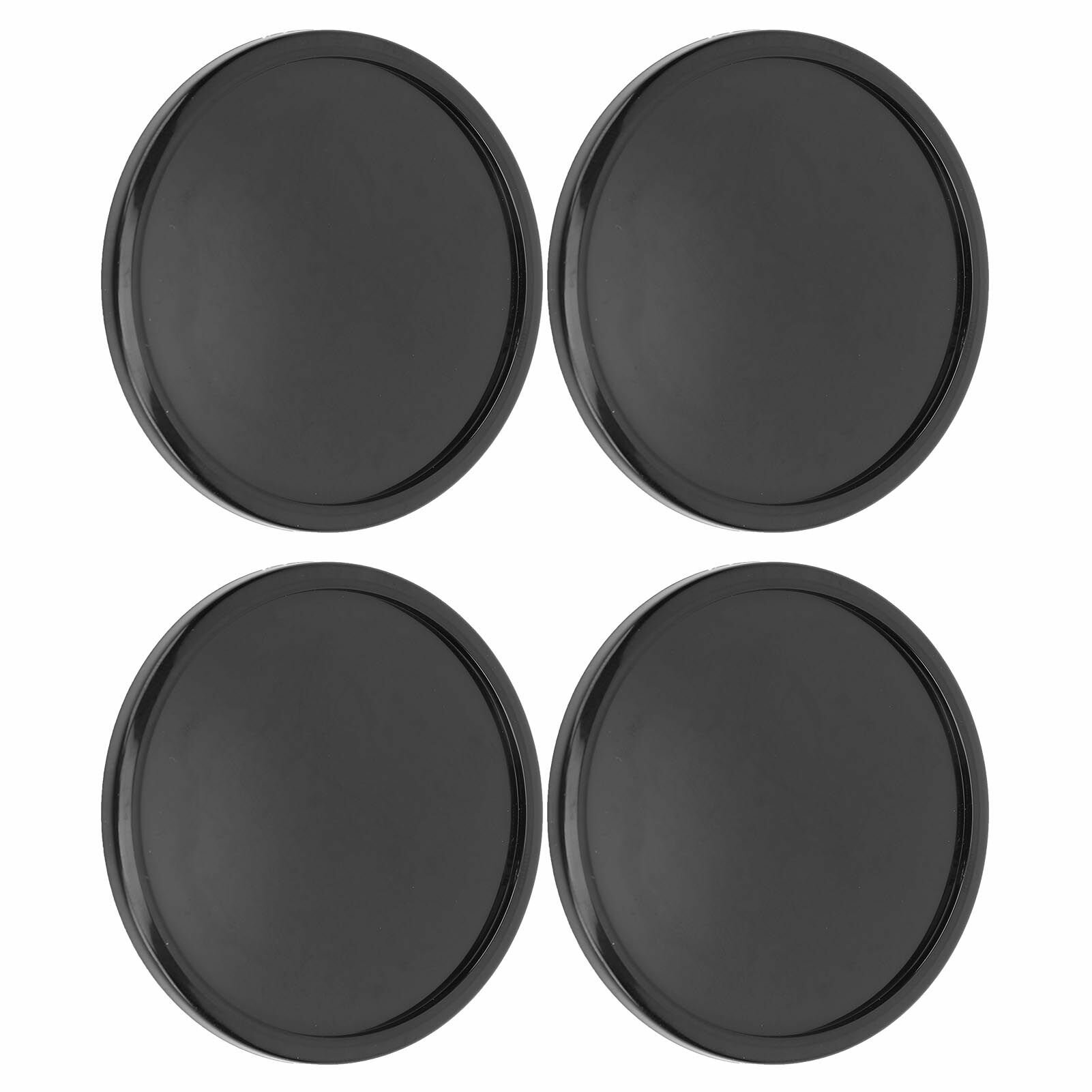 4 шт. центральных колпака колеса, 65/48мм, стильные, универсальные, простой монтаж, черные.
