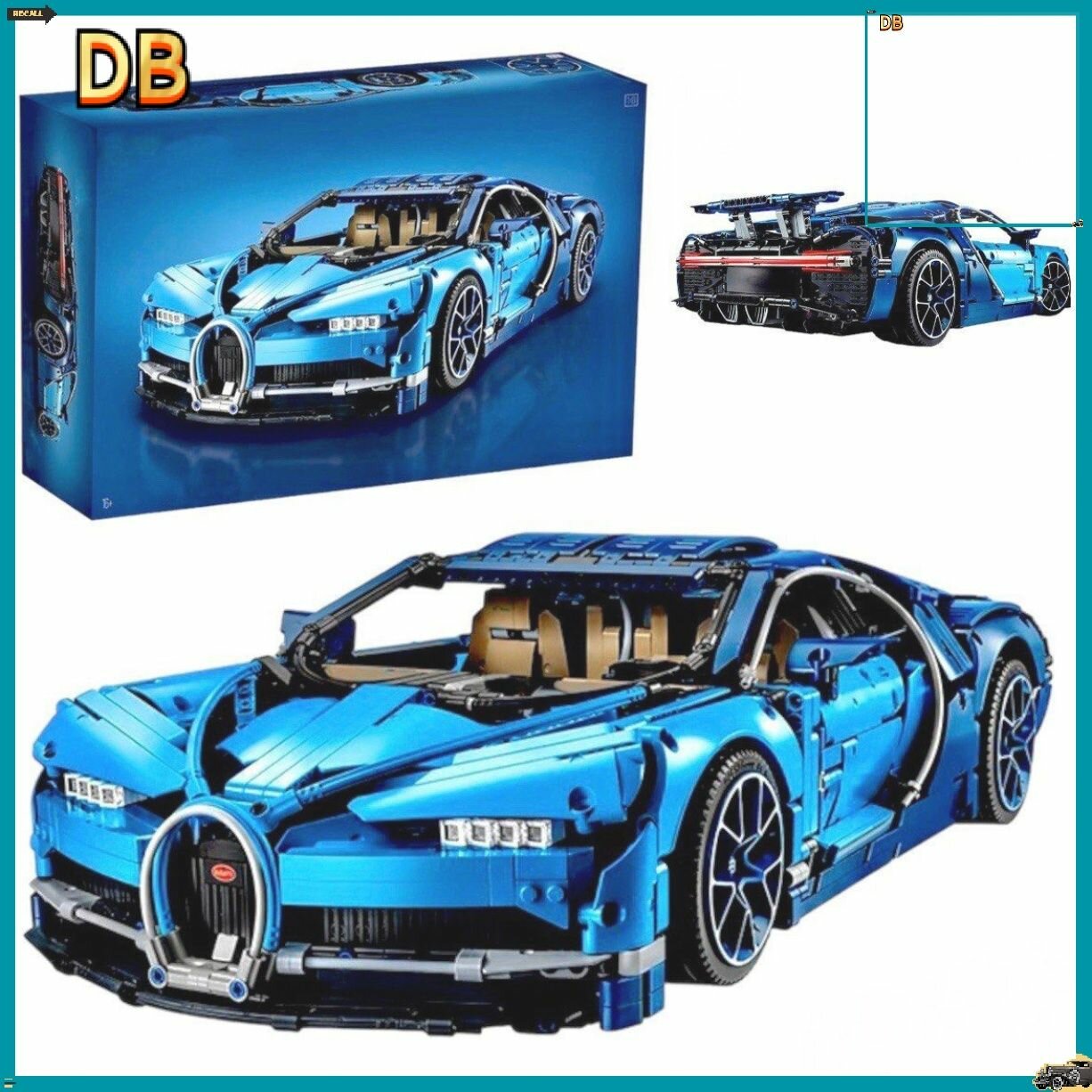Конструктор Техник набор "Бугатти Широн" 4031 деталь спортивная машина technology ( модель техника 56002 спорткар creator / лего совместимый / ламба racing подарок для мальчиков )