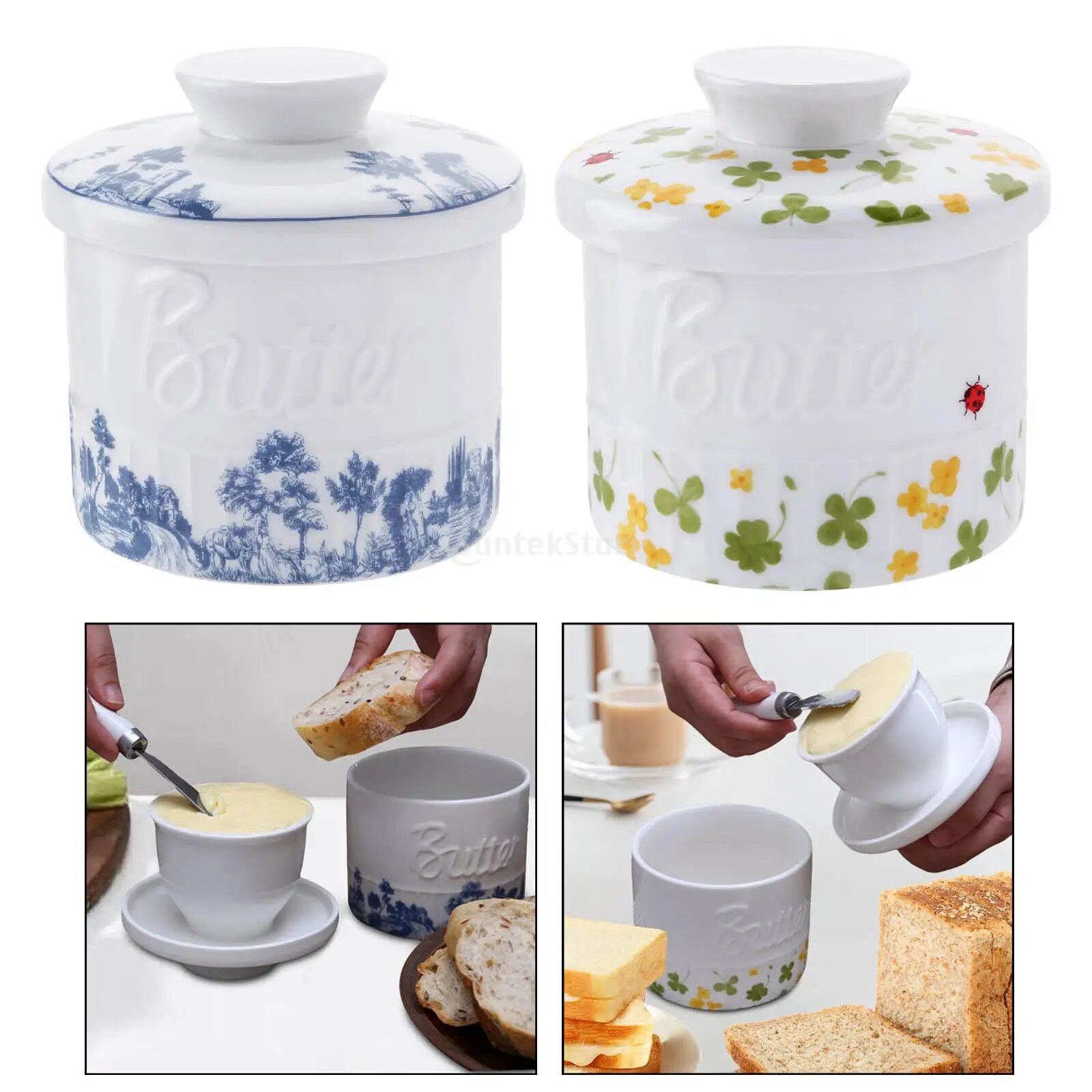 Керамический контейнер для масла "Butter", Style A — фото 1