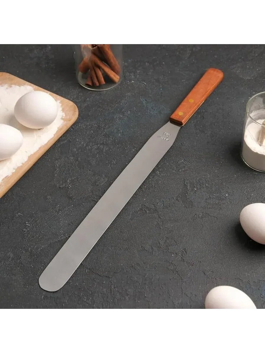 Профессиональная кондитерская лопатка для выравнивания