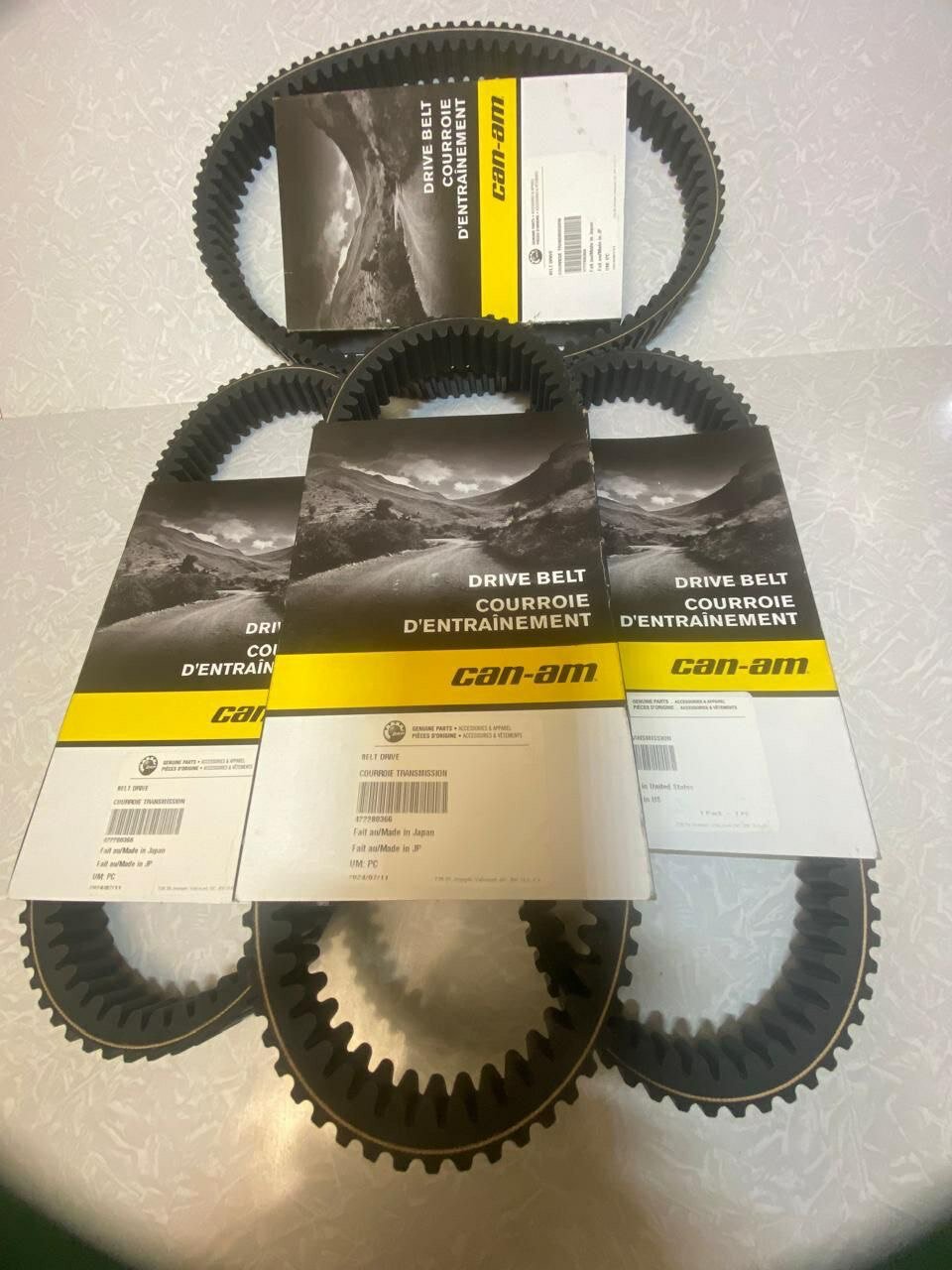 Оригинальный ремень вариатора усиленный для снегохода, квадроцикла BRP 422280366 (Япония, США)