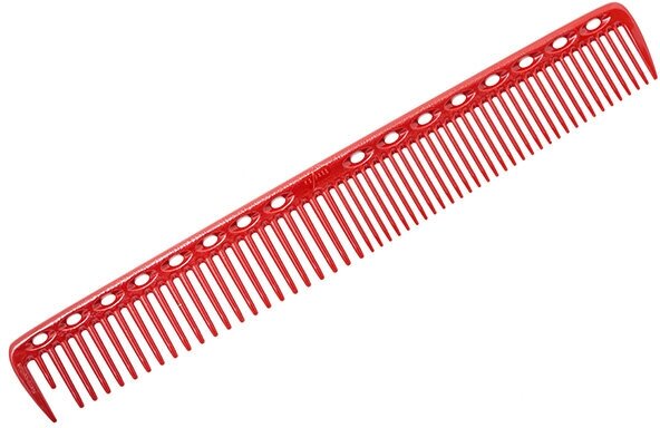 Расчёска для стрижки Y.s.park 337 red, красная, многофункциональная