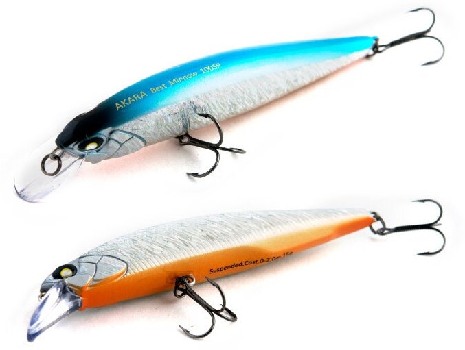 Воблер Akara Best Minnow 110SP 17 гр. (3/5 oz 4,3 in) A82