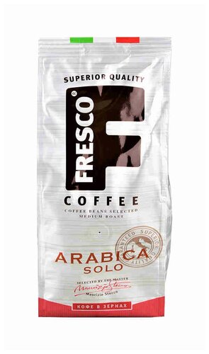 Кофе в зернах Fresco Arabica Solo 200 г — купить в интернет-магазине по ...