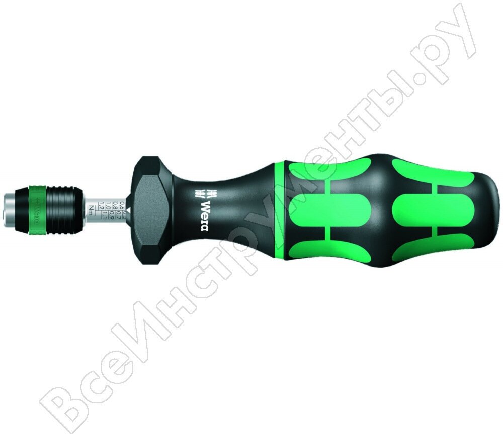 Динамометрическая отвертка Wera, серия 7440, 0.3-1.2 Нм, 1/4", WE-074700