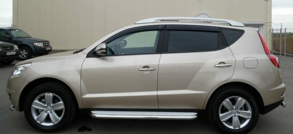Дефлекторы для окон (ветровик) Geely Emgrand X7 2014г