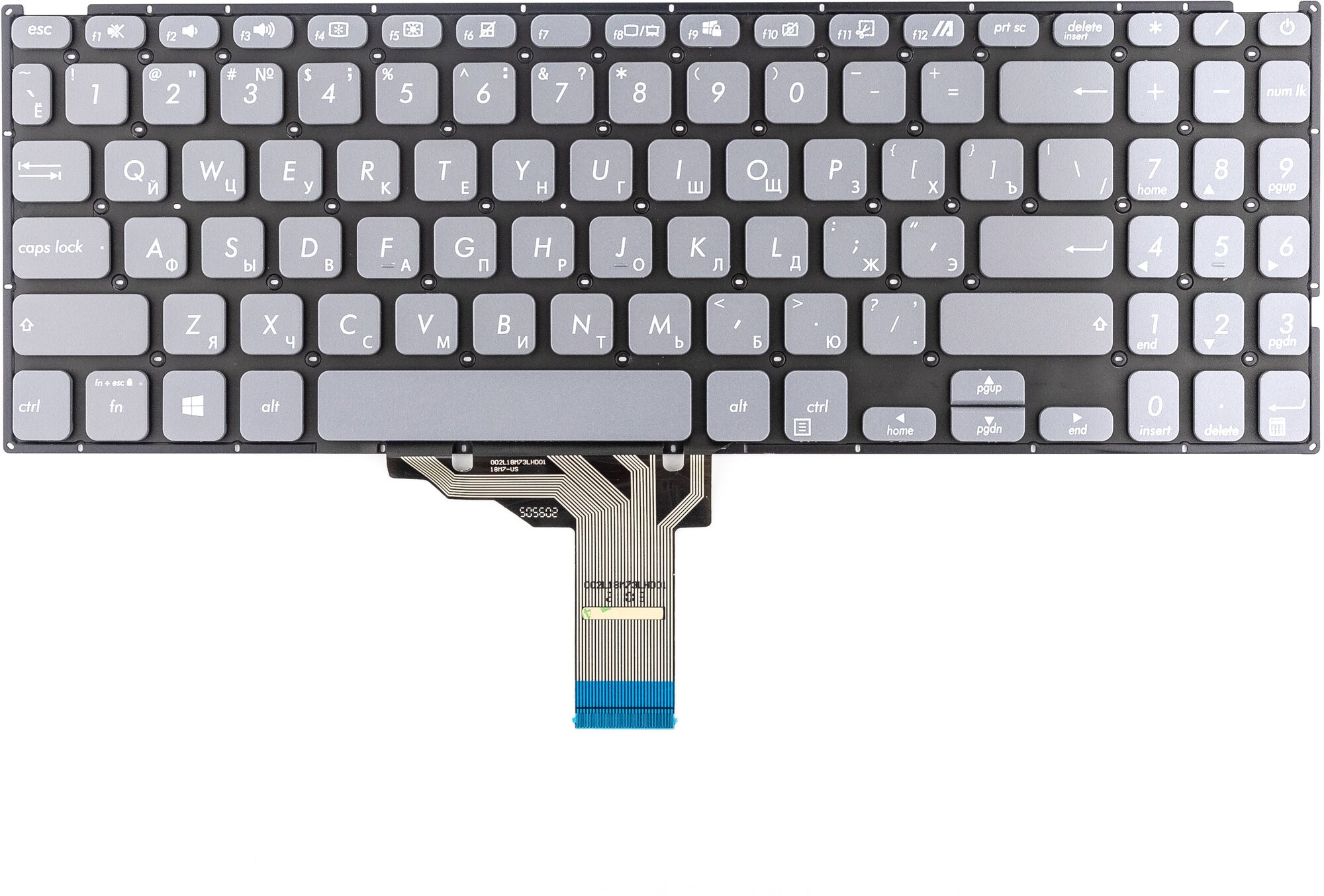 Клавиатура для Asus X515JA X515MA Grey p/n: