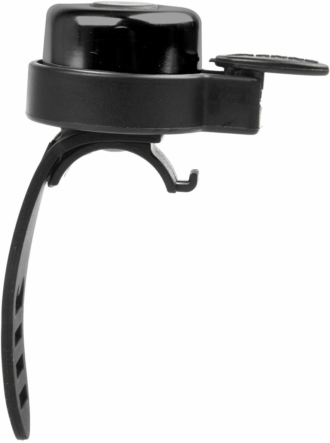 Велосипедный звонок алюминиевый, мини, поворачивающийся на 360 градусов, 35 мм, быстросъемный, крепление без инструмента резиновым хомутом