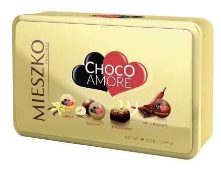 Набор шоколадных конфет Mieszko "Чоко Аморе" (CHOCO AMORE) 310 гр