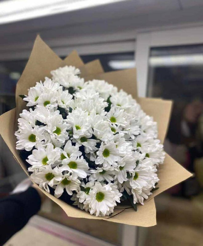 Букет сантини белые