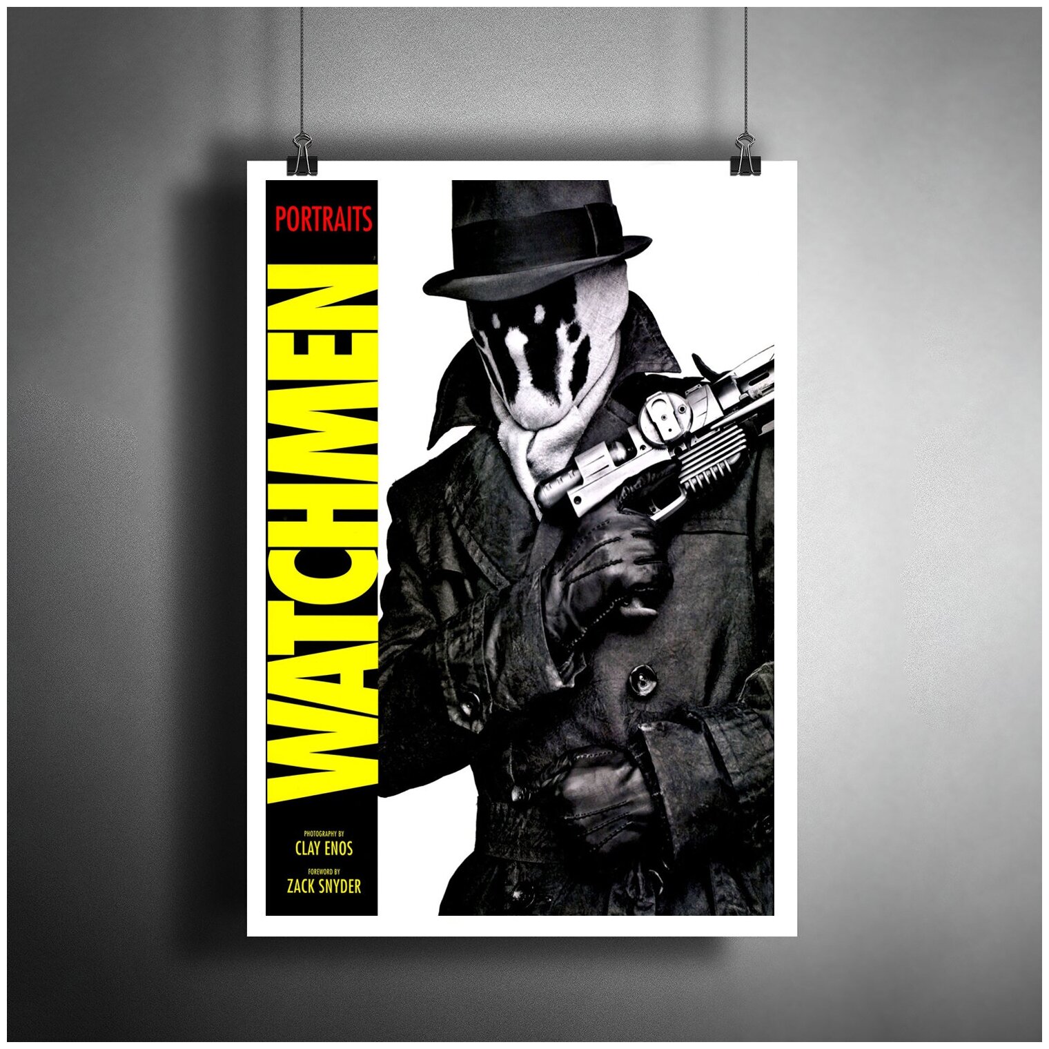 Постер плакат для интерьера "Фильм Зака Снайдера: Хранители. Watchmen"/ Декор дома, офиса, комнаты A3 (297 x 420 мм)