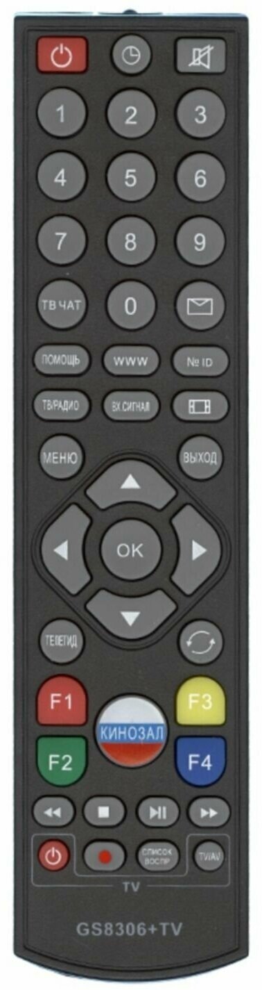 Пульт HUAYU GS8306+TV для триколор/ TRICOLOR универсальный/gs8300N/триколор плюс тв