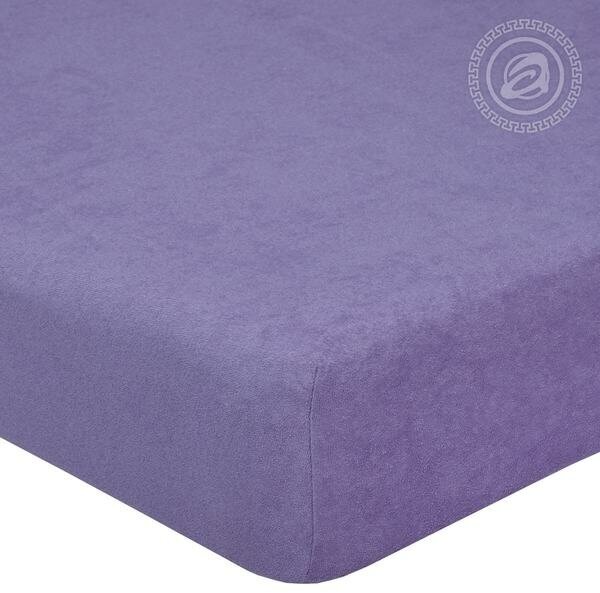 Простыня Махровая на резинке (сирень) арт. 272 120х200х20