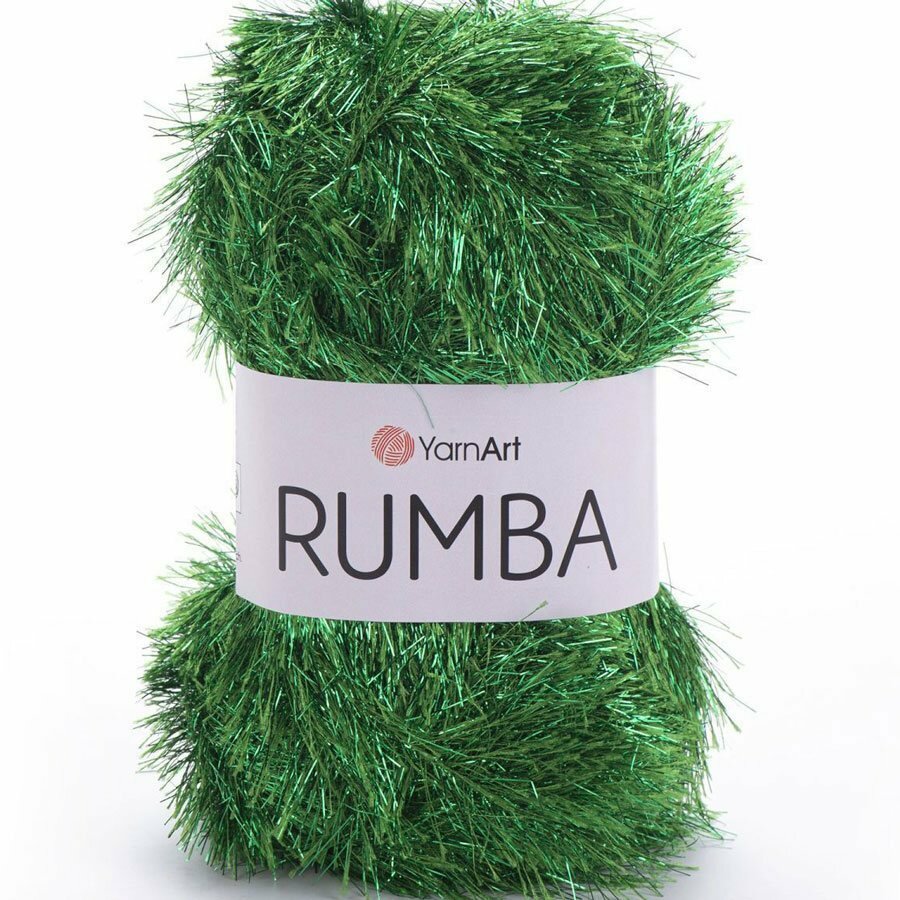 Пряжа Yarnart RUMBA 102 изумруд (5 мотков)