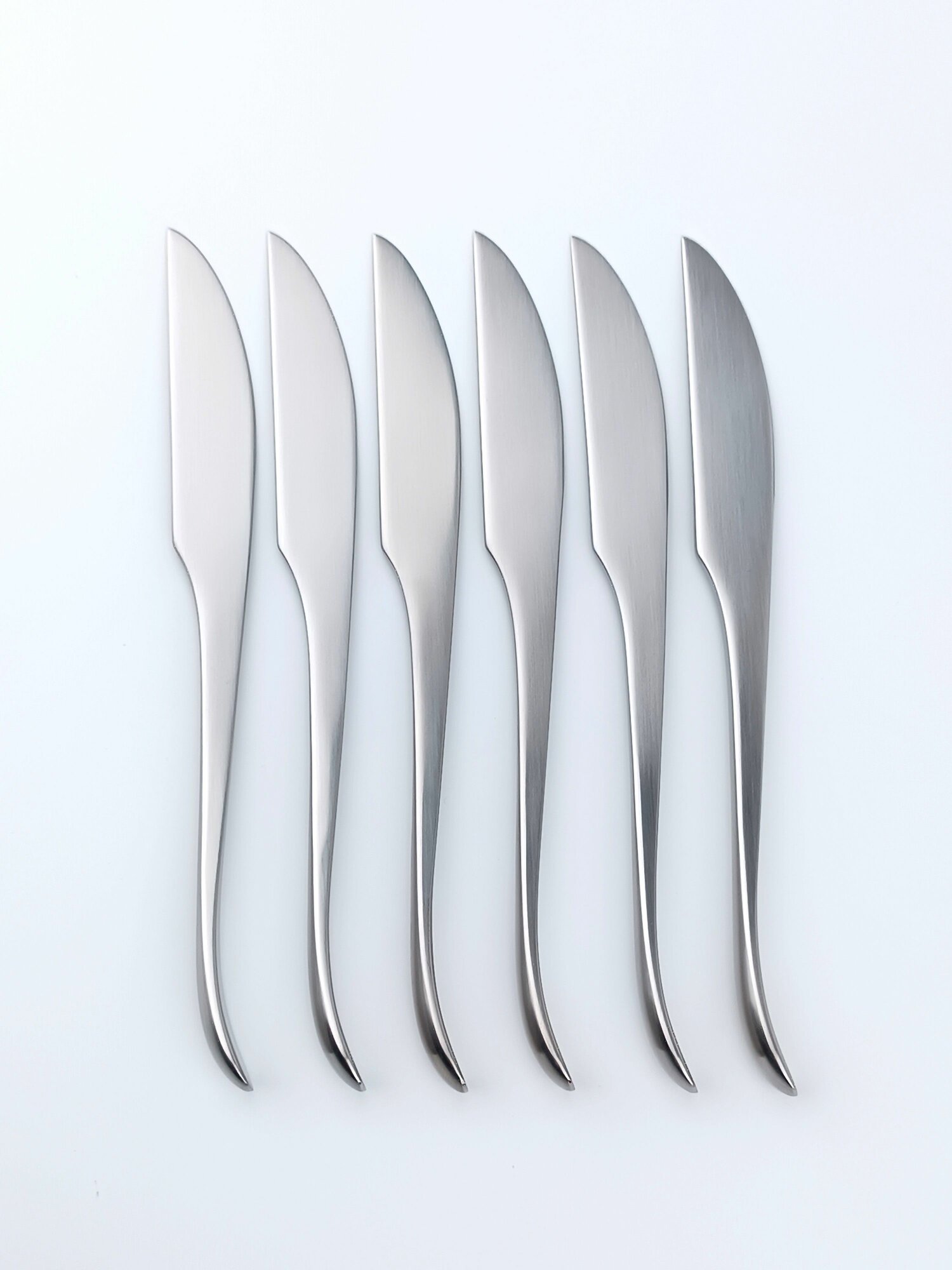 Набор столовых обеденных ножей на 6 персон из матовой стали Rosenthal, Studio-line, Германия