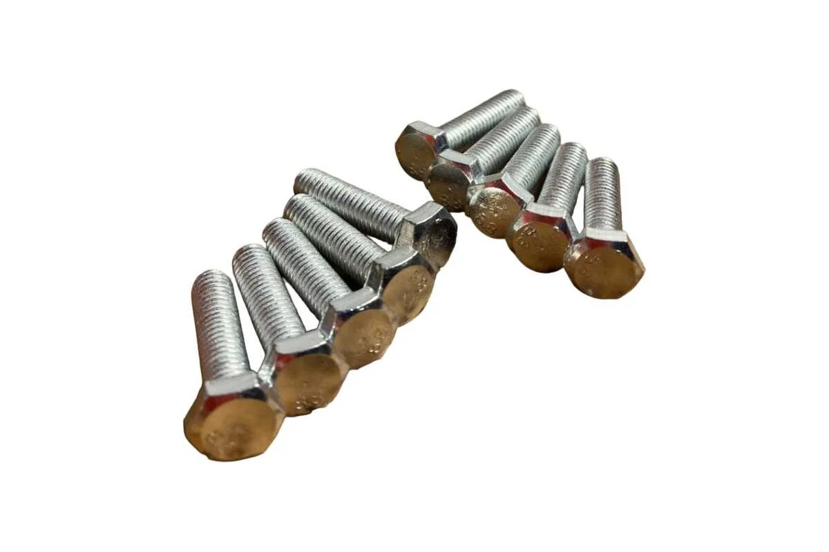 23 болта Болт высокопрочный М6x30 DIN933, оцинкованный к. п.8.8, стандарт DIN933 10 шт