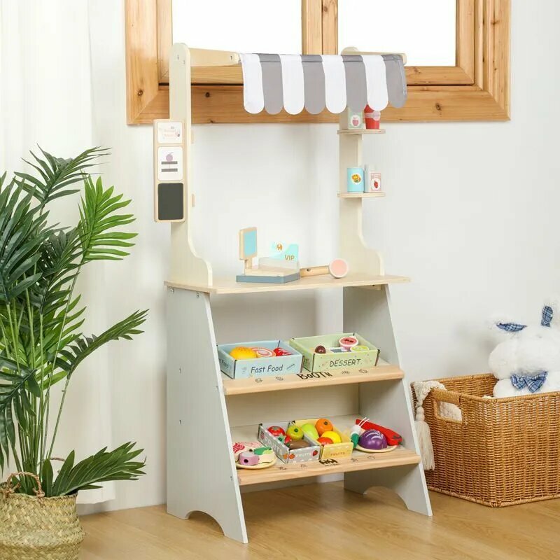 Деревянные игрушки, наборы игрушек для отдела продаж супермаркетов, детские ролевые игры SY