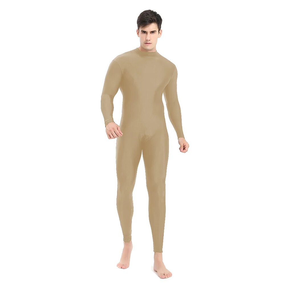 Мужской костюм из нейлона, спандекса, размера плюс, зентай, для танцев, длинный рукав, круглый вырез, Одежда для танцев, Хэллоуин, фестиваль, косплей, костюмы для взрослых