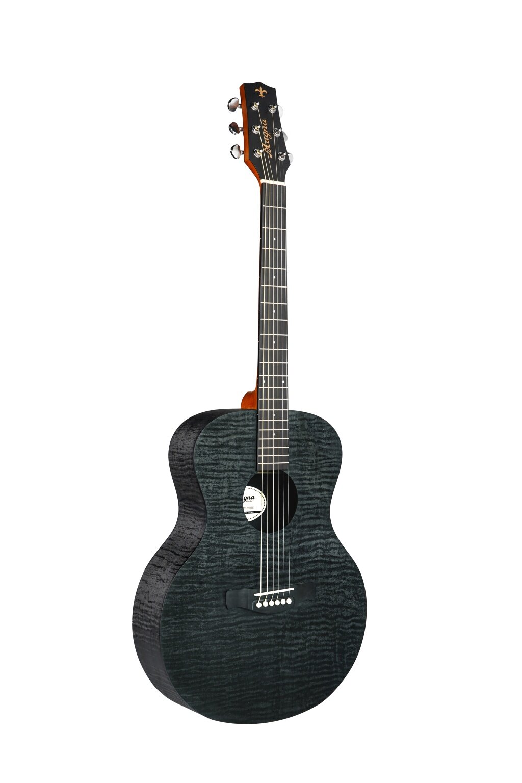 Акустическая гитара Magna MG-HPL-01-BK, 4/4, черно-серая, корпус HPL, отделка матовая