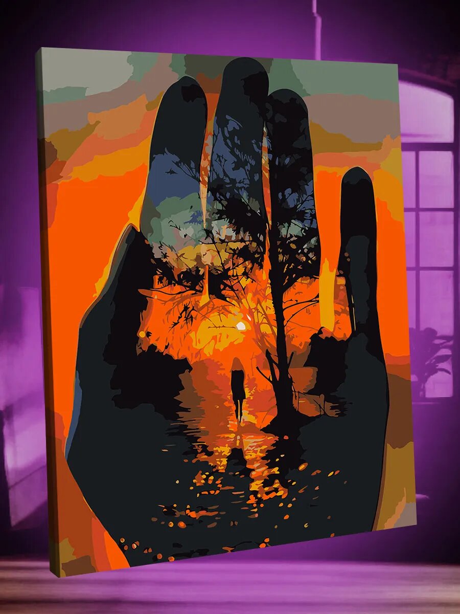 Картины по номерам Рука арт