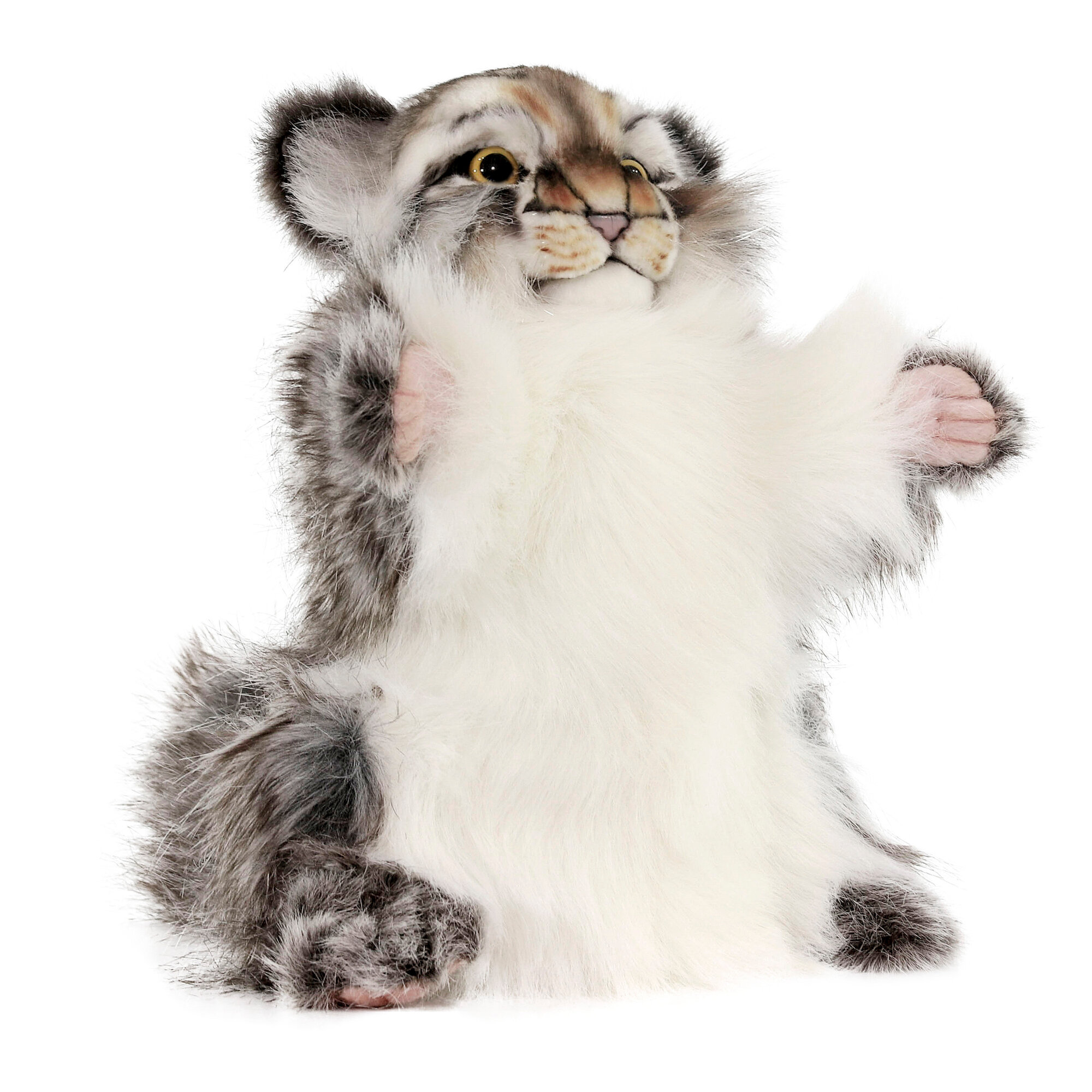 Реалистичная мягкая игрушка Hansa creation 7519 Котенок Манула, игрушка на руку, 40 см