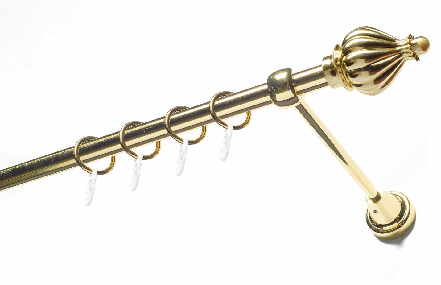 Карниз для штор 3,6 метра AICITY16 плеяде 1 золото глянец