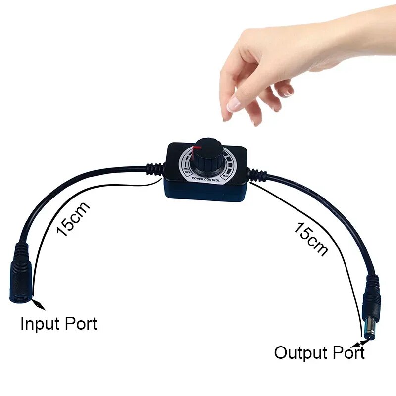 Регулятор диммера и скорости 5-24В