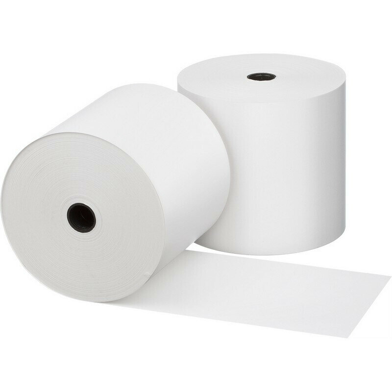 Ролики для касс Promega (Комус) 80 мм (диам.80, вт.12, из т/б), 8 шт./уп.