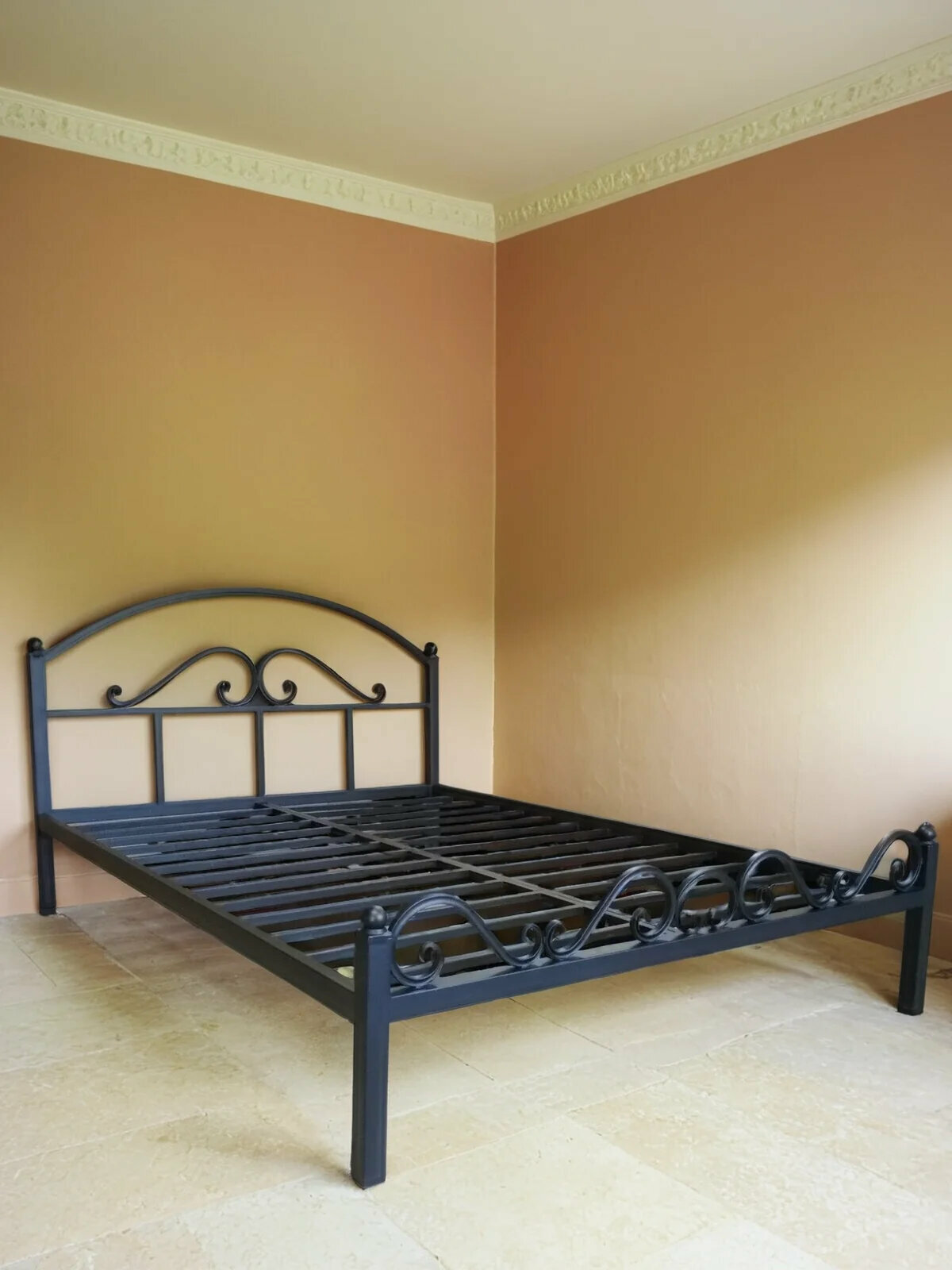 Кровать LOFT Mebel, Ариэль, 140х200, металлическая, кованная, усиленная