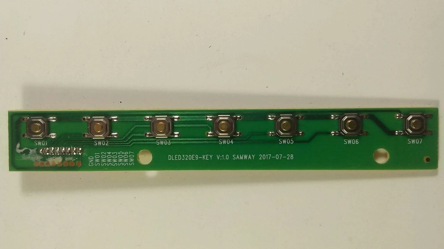 Плата кнопок DLED320E9-KEY V:1.0 для Ulm-43Ftc145 Lcd Телевизор Yuno Плата управления арт. 10938