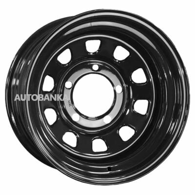 Диск 8x16/5x139,7 ET-25 D110 УАЗ Semicircle Gloss Black (LTM)