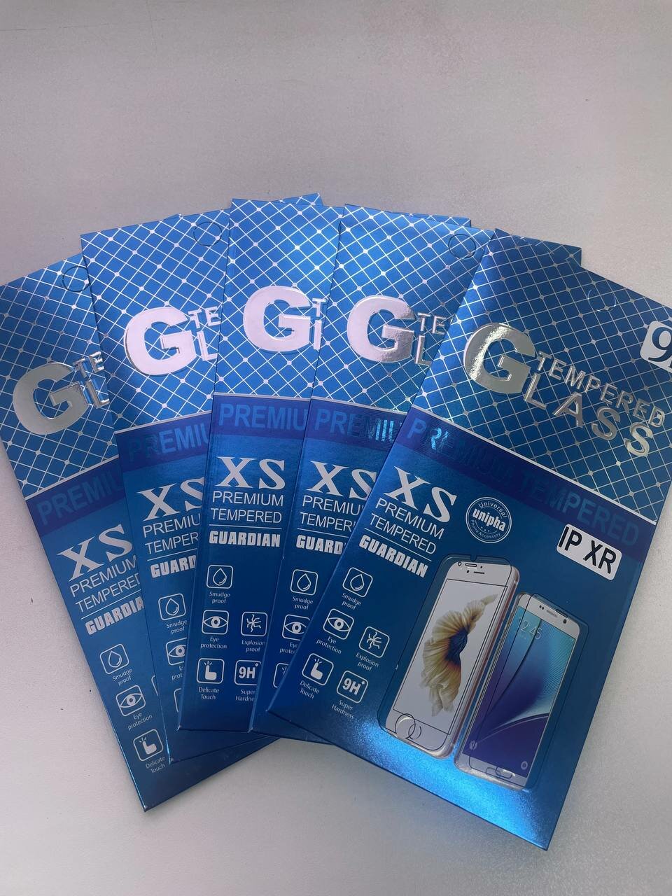 Защитное стекло Tempered Glass для телефона Apple iPhone 11, XR, 3D, 0.33мм, 9H, черный (ударопрочное)