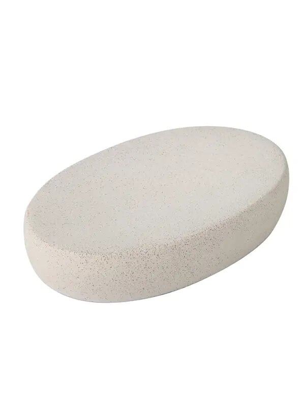 Мыльница Zenfort Stone цемент цвет белый