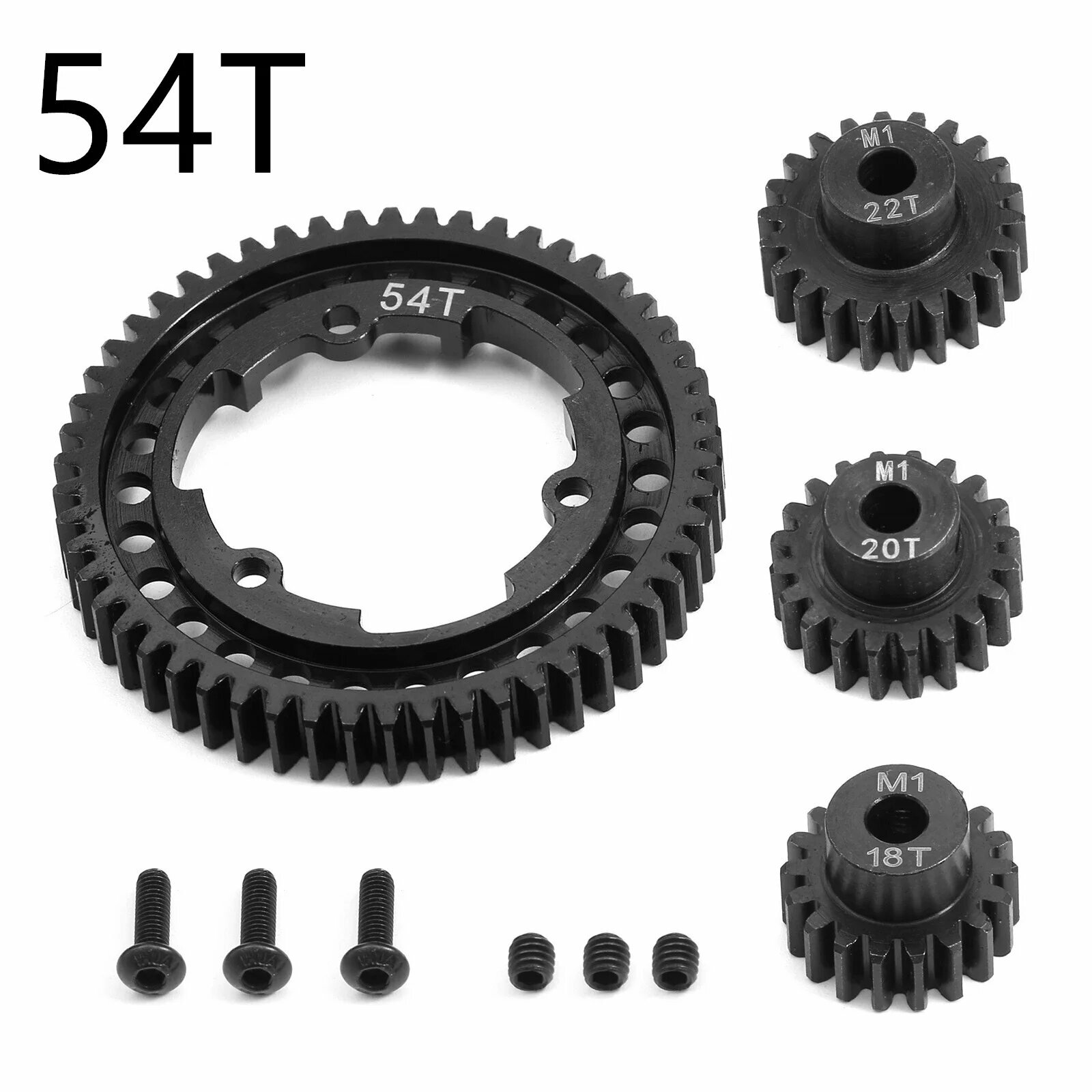 Стальные шестерни Semalam для Traxxas 1/5 X-Maxx 1/10 E-Revo 2.0 VXL MAXX 54T