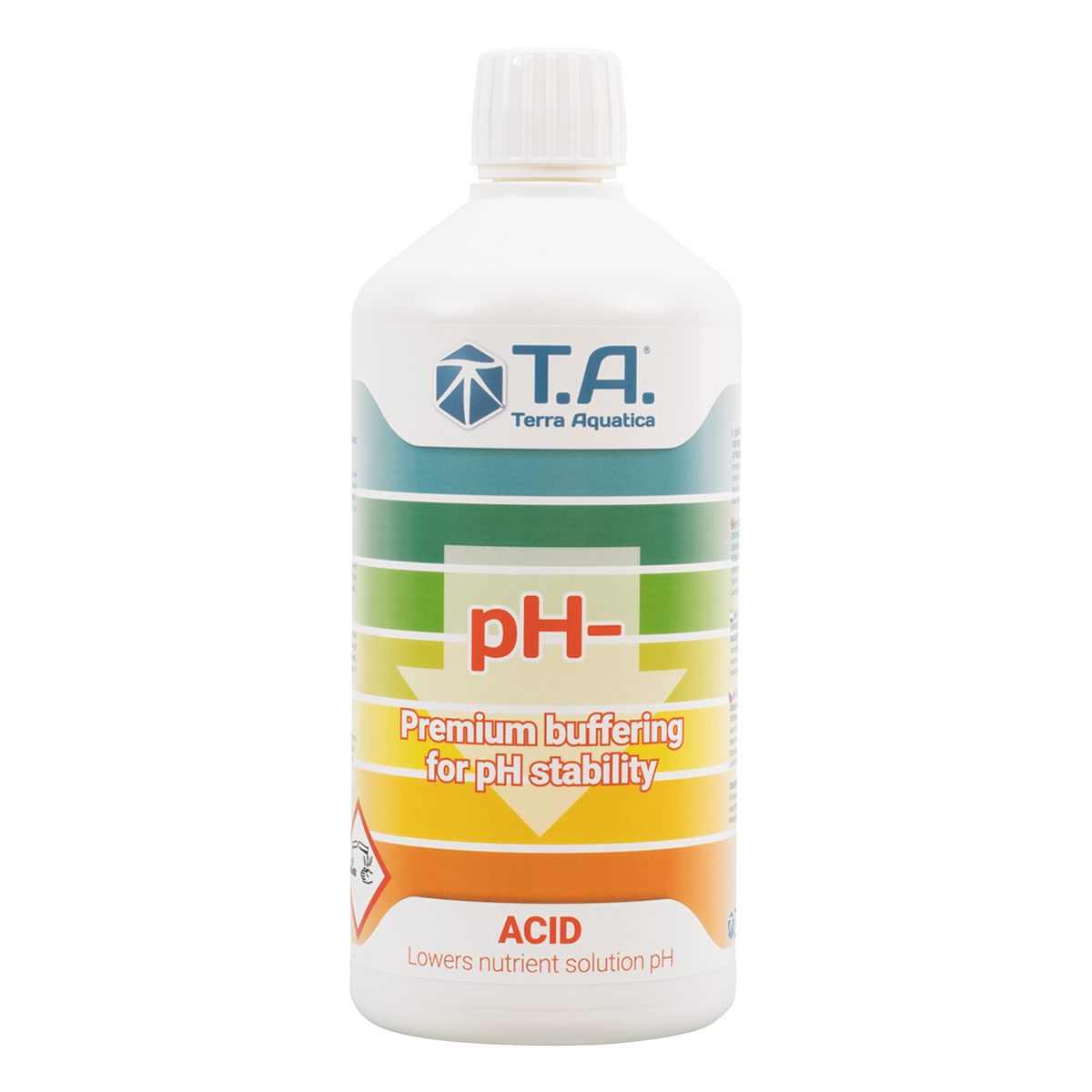 Средство для коррекции кислотности / pH-, 1 л / Terra Aquatica