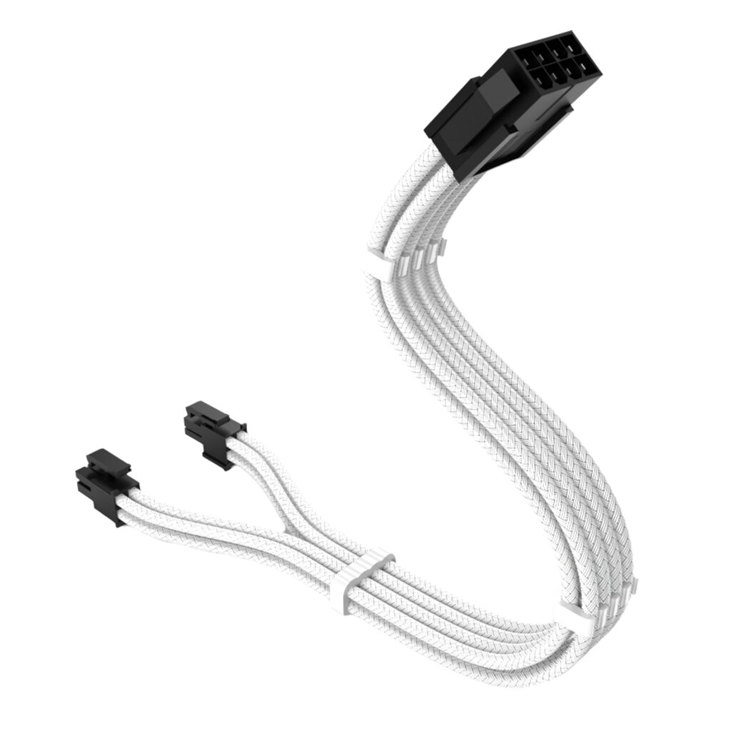 Удлинительный кабель для процессора CPU 8pin Male-4 + 4Pin Male Power Adapter длиной 11,8 дюйма с нейлоновым шнуром