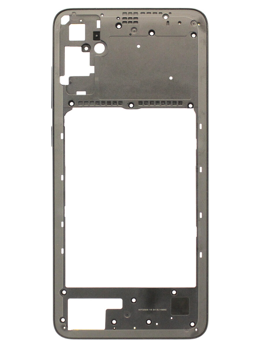 Средняя часть корпуса для Samsung A055F Galaxy A05 (черная)