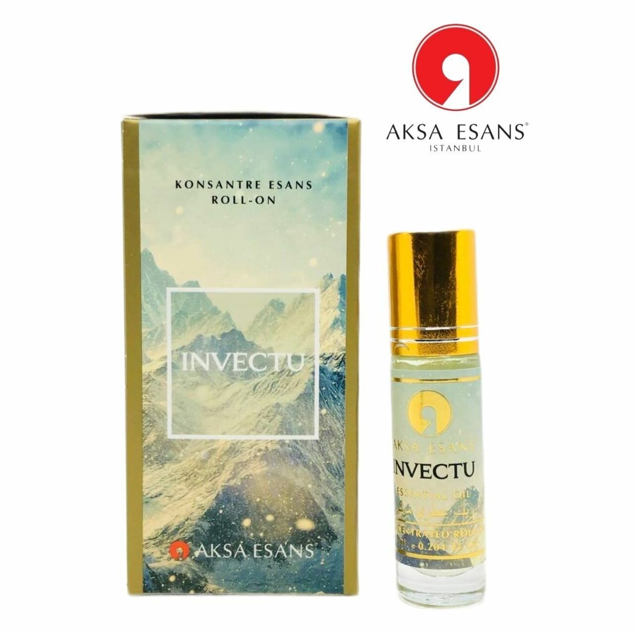 INVECTU Concentrated Perfume Oil, Aksa Esans (инвекту турецкие роликовые масляные духи, Акса Эсанс), 6 мл.