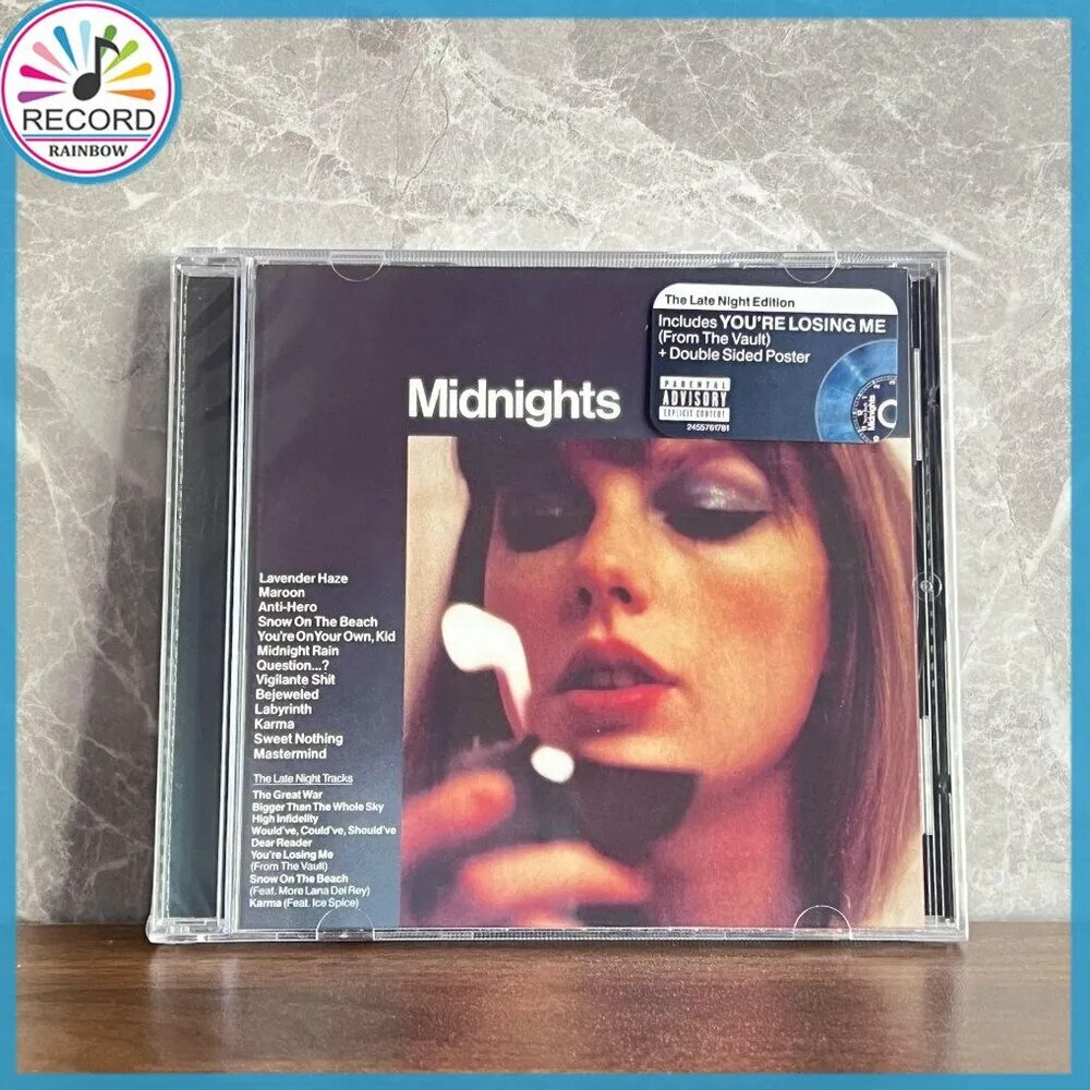 Taylor Swift Midnights The Late Night Deluxe Edition CD Совершенно ...