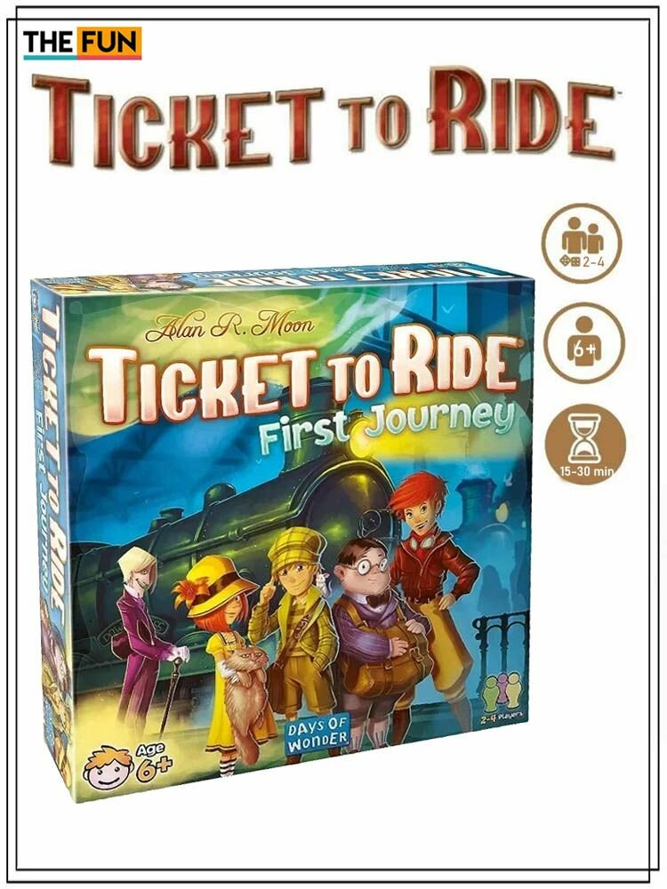 New Ticket To Ride Настольная Игра Стратегия, Кастомизированная Версия На Английском Языке