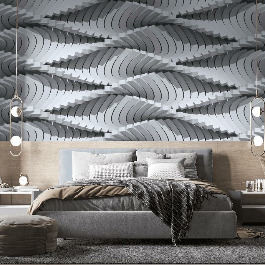 Фотообои 3д фактурное полотно 10-797-M-Флок 270 x 300 см (ВхШ) Бесшовные, флизелиновые, влагостойкие обои