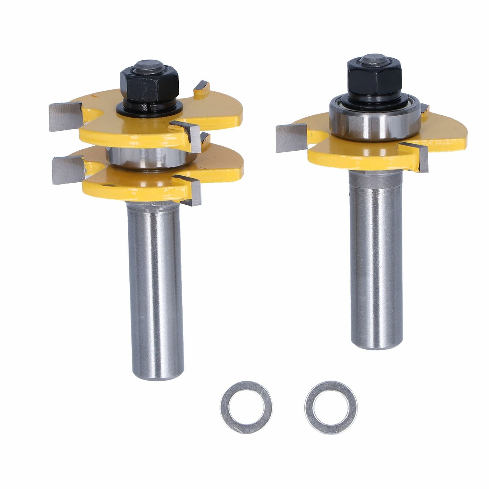 Набор 2 Т-образных фрез 1/2" с 3 режущими кромками